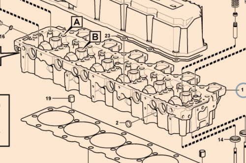 22086829 Cylinder Head / VOE22086829-VOE21689862 Volvo Spare Parts