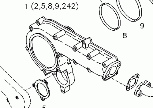 0293 7468 Coolant Pump Repair kit / 0293 1703 Water pump 0293 8377 / ...