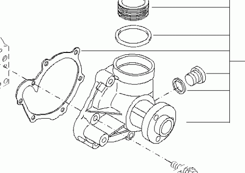 0293 7439 Coolant pump 0450 3613 / 0420 2048-0420 6747-0480 1616-0425 ...