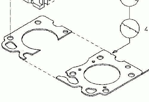0210 9652 Fuel line / 0417 5864 1011 Engine Parts