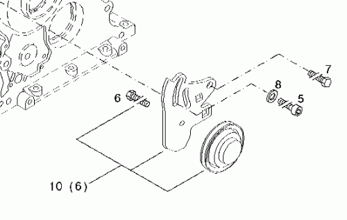 0410 3377 Tensioning pulley / 0210 8796-0417 5633-0417 5647-0417 5031 ...